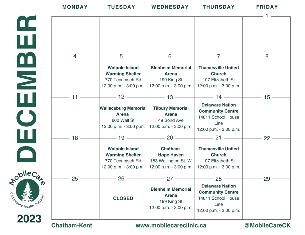 MobileCare Chatham-Kent – Clinic on Wheels