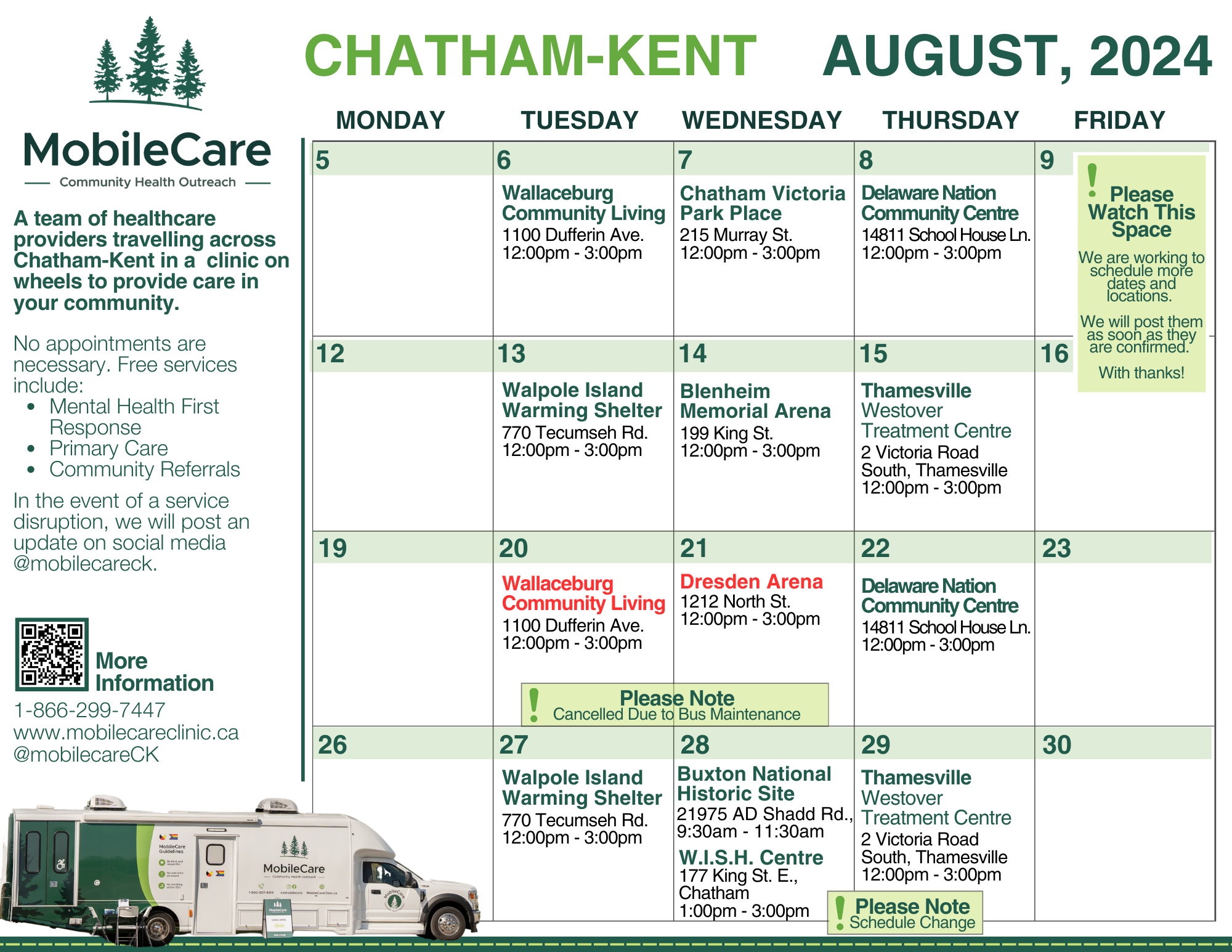 MobileCare Chatham-Kent – Clinic on Wheels
